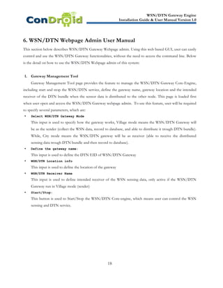 Condroid WSN/DTN Gateway - User Manual & Installation Guide | PDF