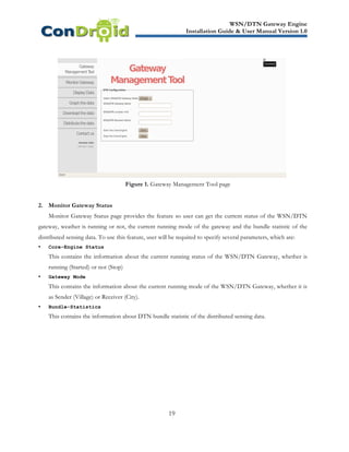Condroid WSN/DTN Gateway - User Manual & Installation Guide | PDF
