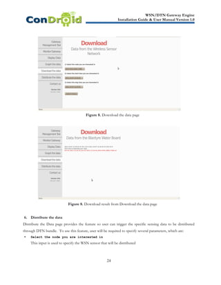 Condroid WSN/DTN Gateway - User Manual & Installation Guide | PDF