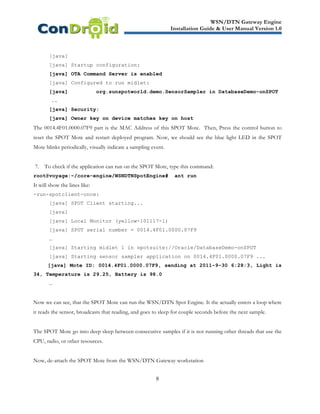 Condroid WSN/DTN Gateway - User Manual & Installation Guide | PDF