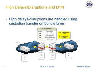 Introduction to Secure Delay/Disruption Tolerant Networks (DTN) | PDF
