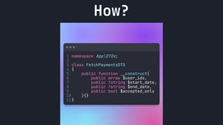 DTOs in Laravel - Why and How | PDF
