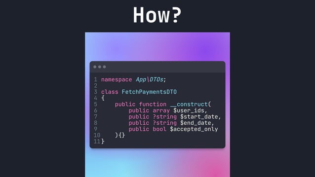 DTOs in Laravel - Why and How | PDF