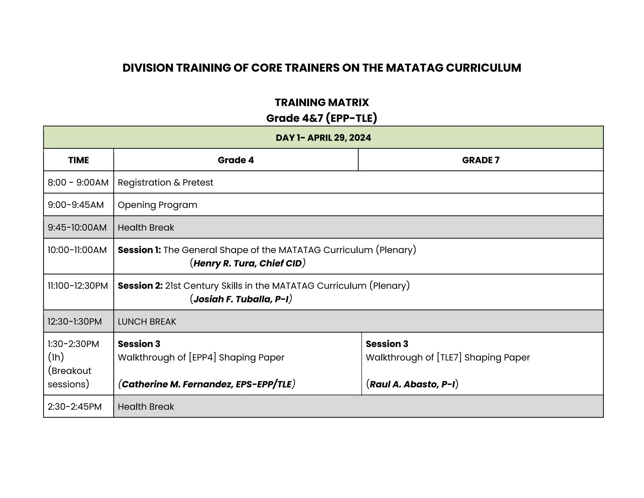 DTOT Training Matrix-EPP-TLE4&7 (1).docx
