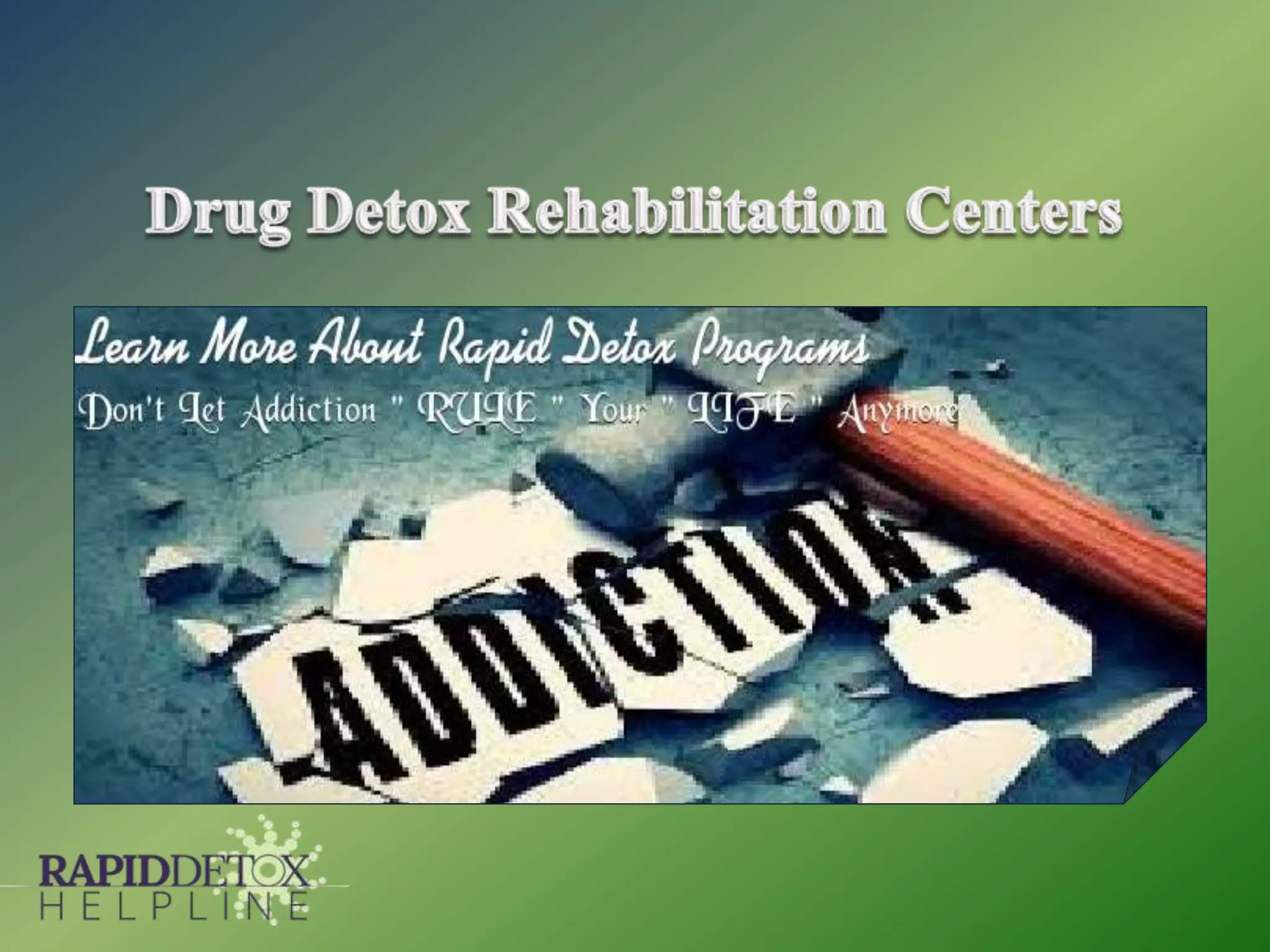 Dtox From Drug And Alcohol | PPT