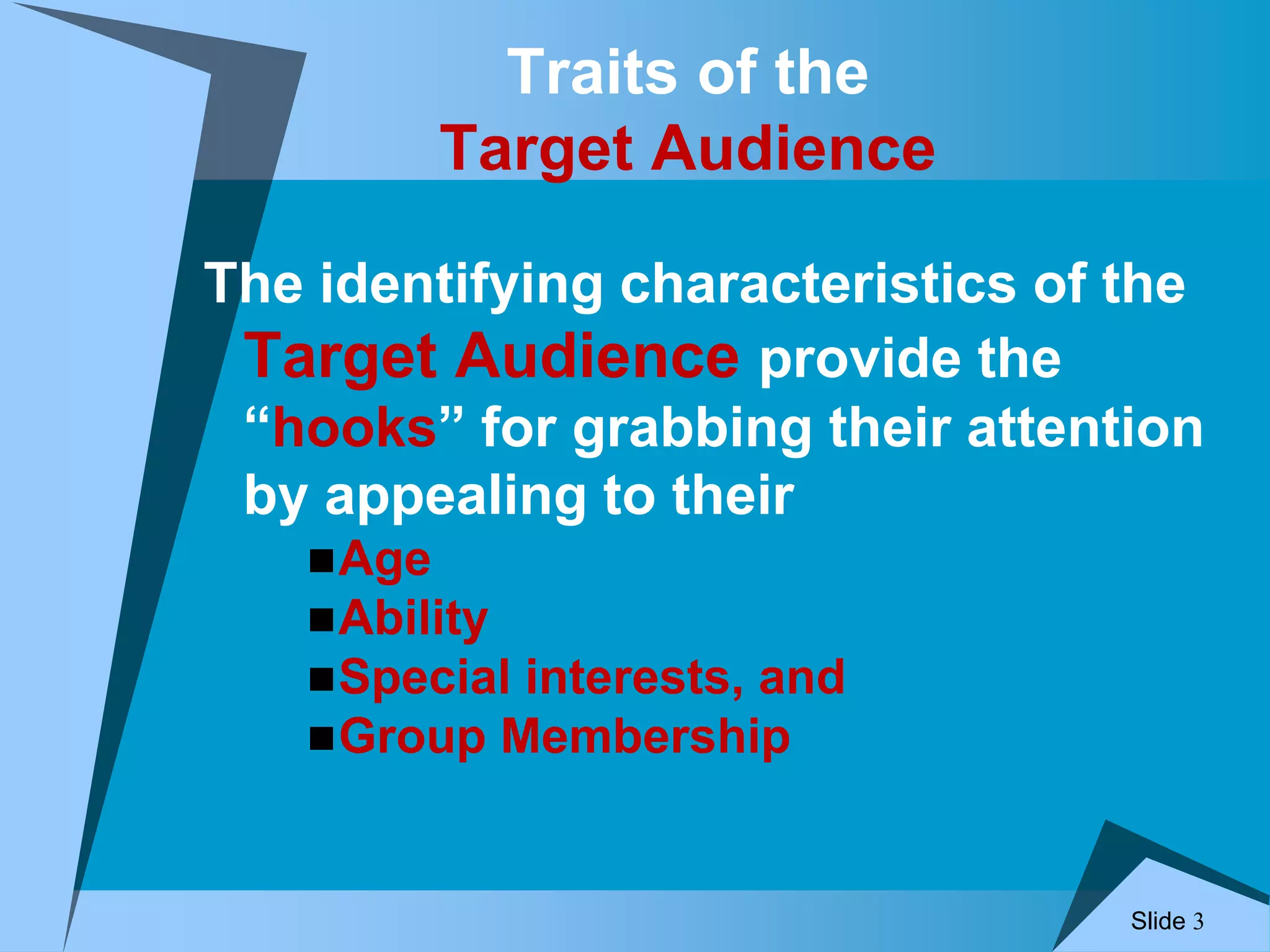Dtp the-target-audience ppt | PPTX