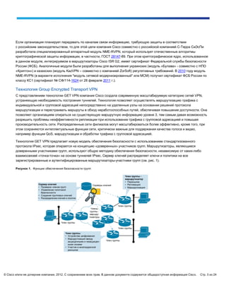 Подробное описание функций безопасности Cisco ISR G2 | PDF