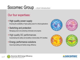 DTplan Demodagen socomec_2013 | PDF