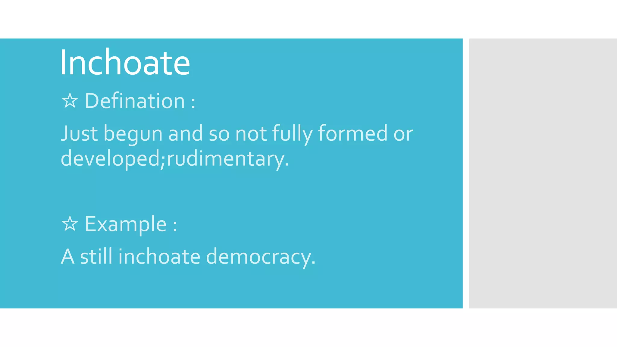 vocabulary drill | PPTX