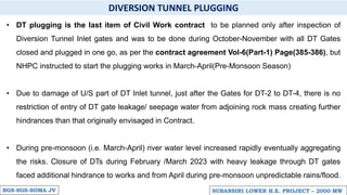 SUBANSIRI DAM DIVERSION TUNNEL PLUGGING PPT.pptx