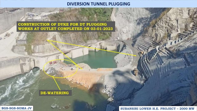 SUBANSIRI DAM DIVERSION TUNNEL PLUGGING PPT.pptx
