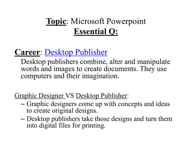 DTP Notes.pptx | Desktop Publishing | Computer Software and Applications