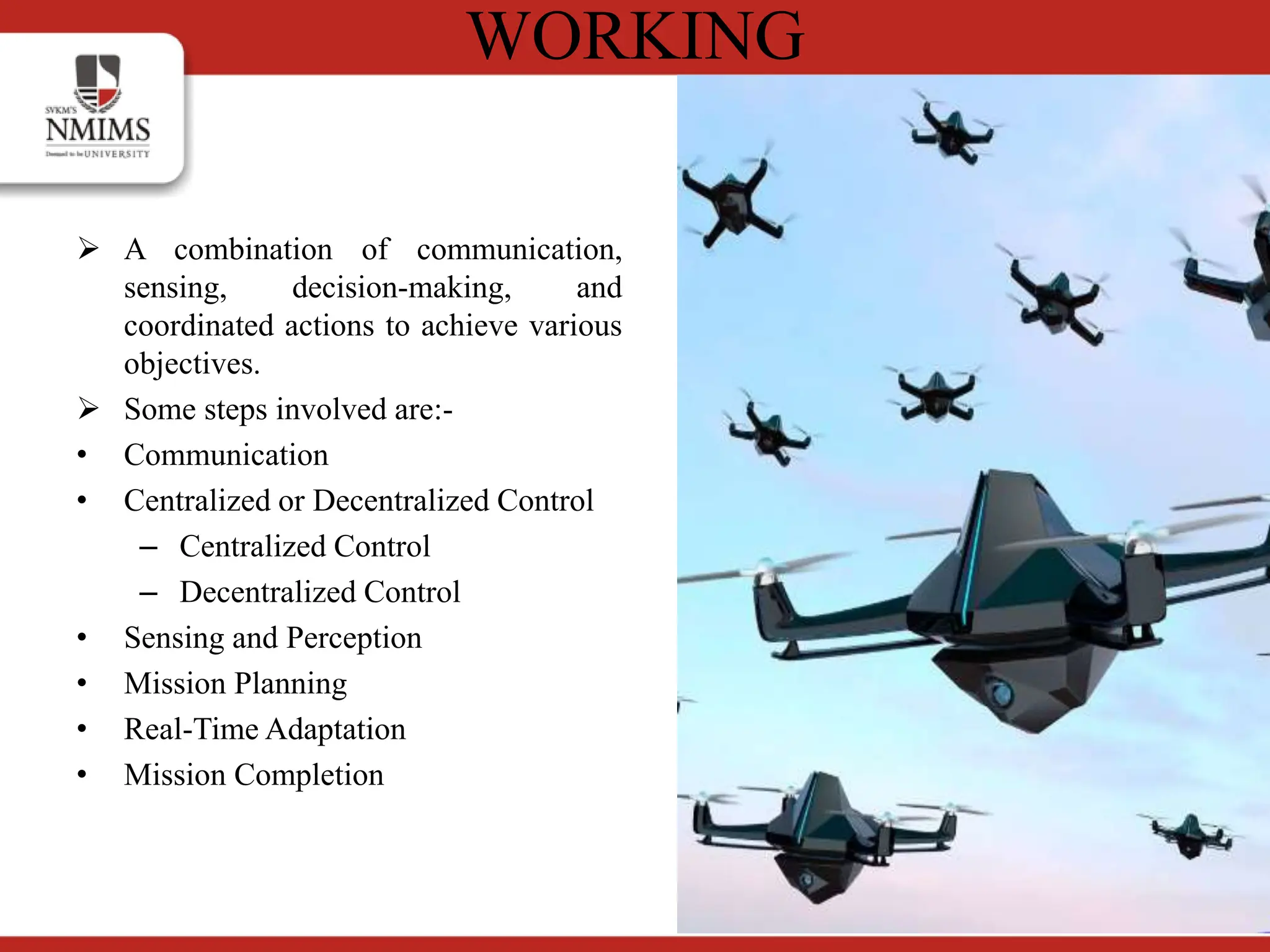 Drone swarm technologies allow groups of drones to coordinate with each other, often without ...