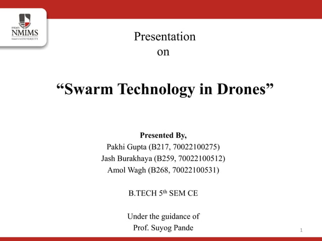 Drone swarm technologies allow groups of drones to coordinate with each other, often without ...