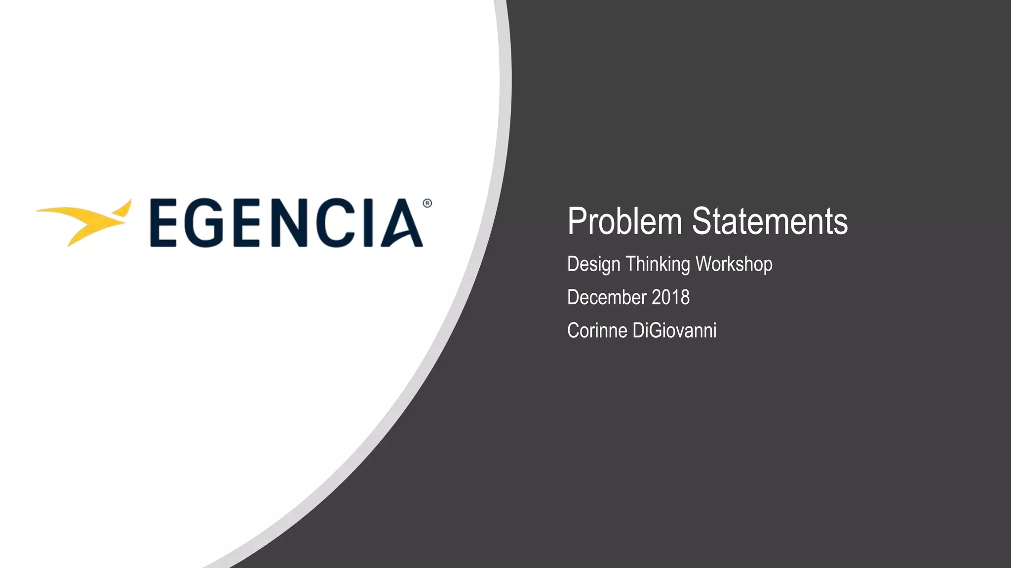 Design Thinking problem statements_2018 | PPTX