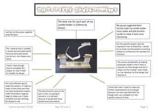 gcse product design coursework | PPTX