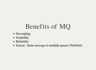 Message Queues a basic overview | PPT