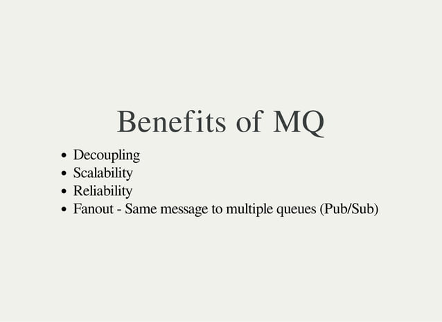 Message Queues a basic overview | PPT