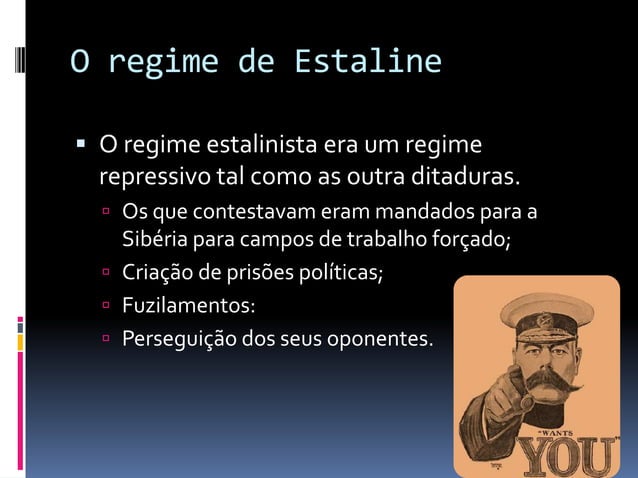 Estaline e a Ditadura do Proletariado | PPT
