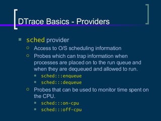 DTrace - Miracle Scotland Database Forum | PPT