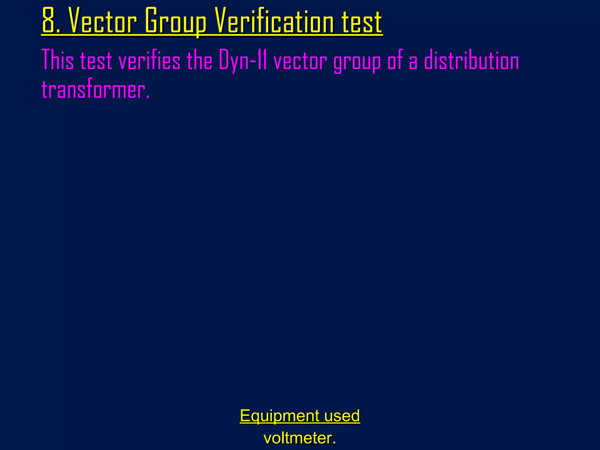 Distribution Transformer testing, West Bengal, India | PPS