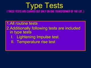 Distribution Transformer testing, West Bengal, India | PPS