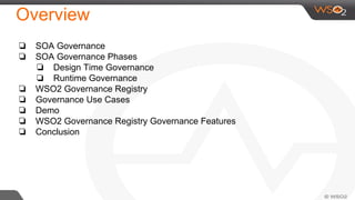 Design Time and Runtime Governance with WSO2 Governance Registry | PPT