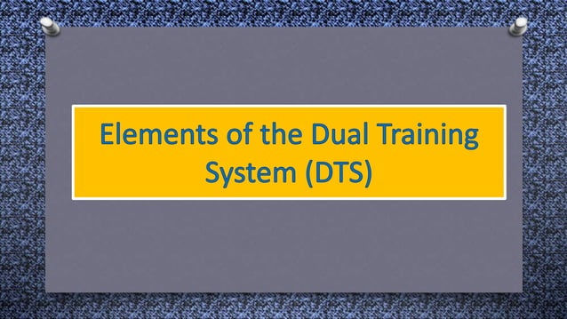 DTS | PPTX | Vocational Training | Careers