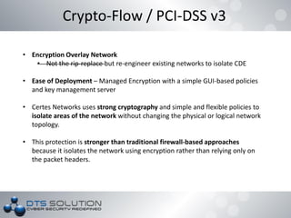 DTS Solution - Crypto Flow Segmentation addressing NESA IAF and ISO27001 compliance | PDF