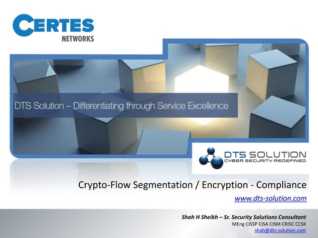 Crypto-Flow Segmentation / Encryption - Compliance Standards | PPT