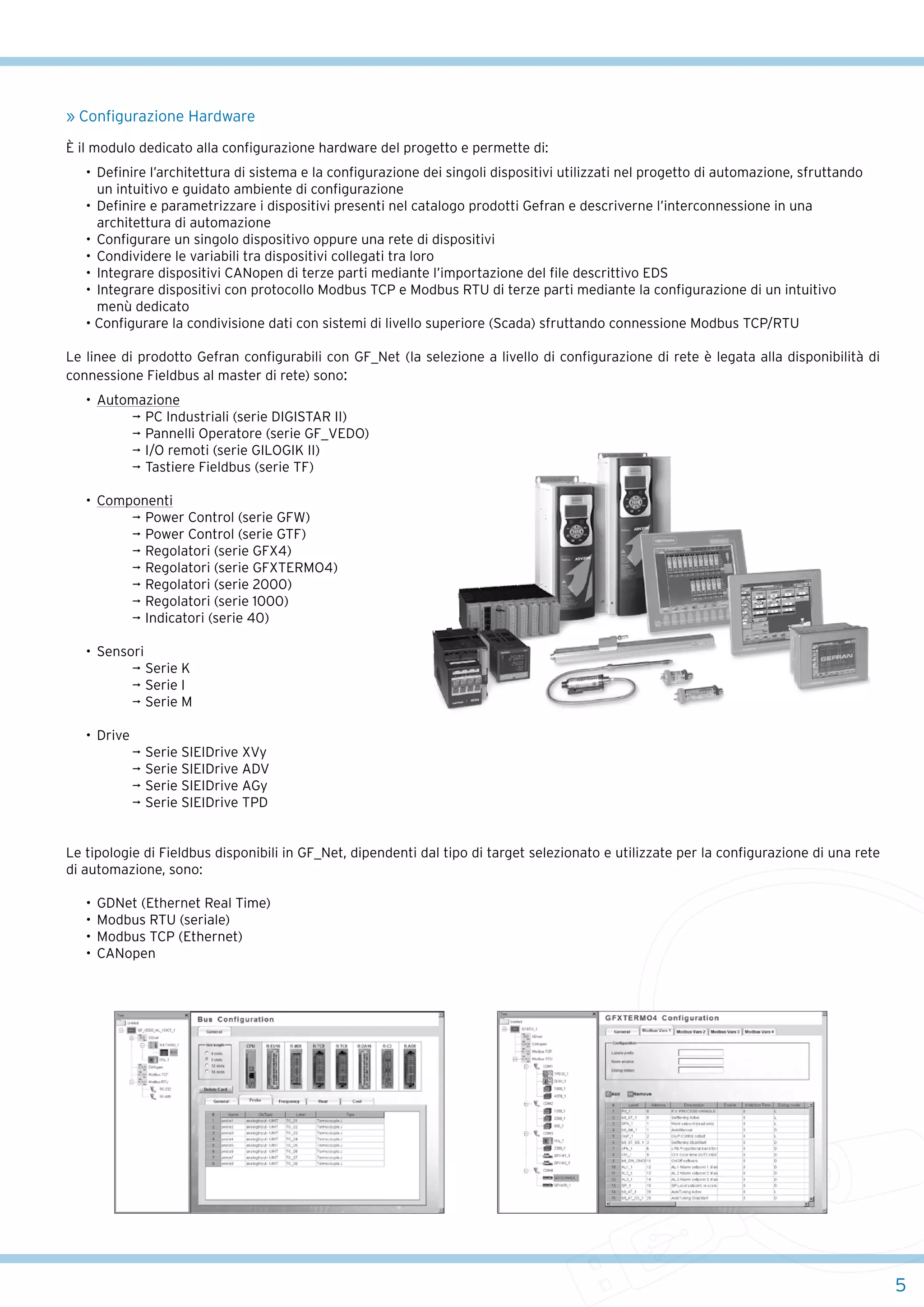 Gefran Gf Project Brochure | PDF | Computing | Technology & Computing