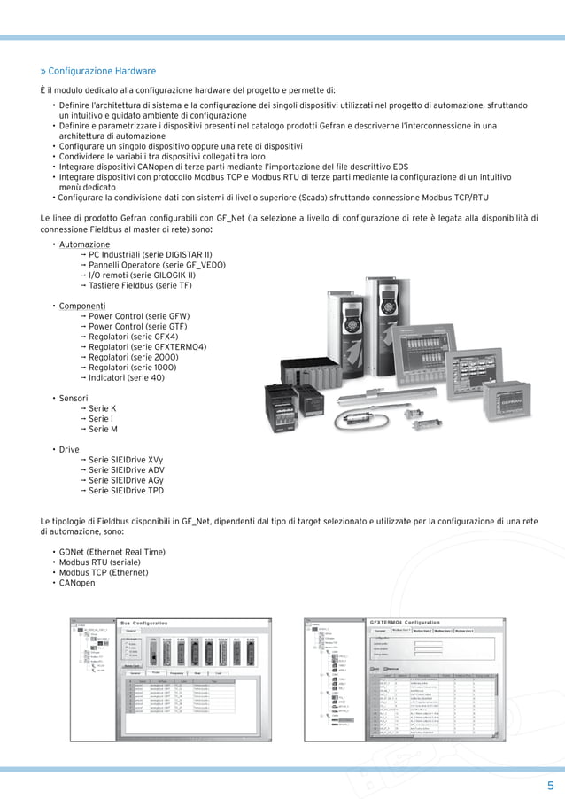 Gefran Gf Project Brochure | PDF | Computing | Technology & Computing