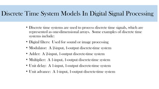 Discrete Time signals and Linear systems.pptx