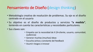 Pensamiento de Diseño | PPTX
