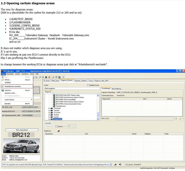 Diagnostic software DTS Monaco How To 2019.pdf | Luxury Cars | Auto Type