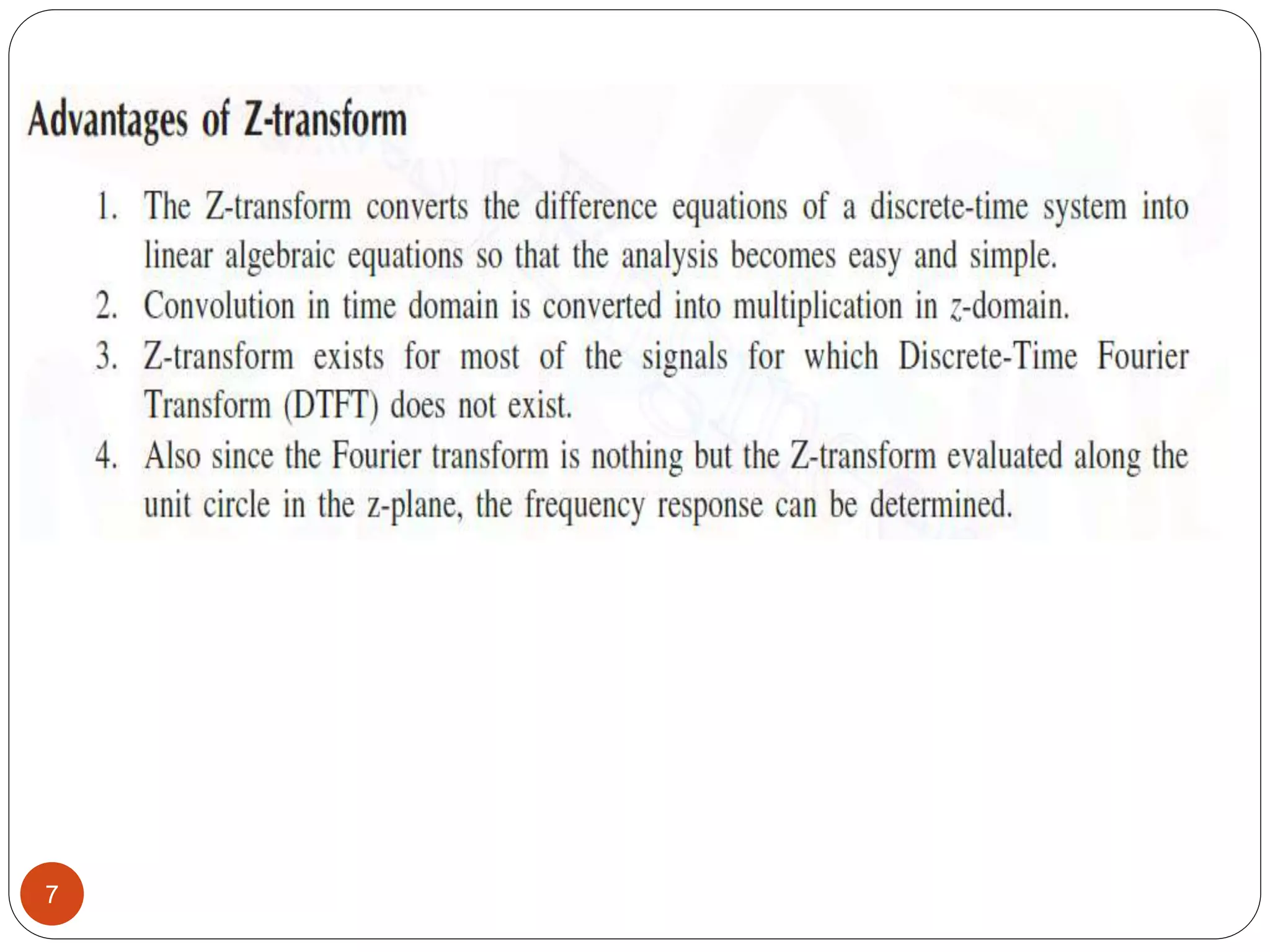 Dtsp Unit Ii Discrete Time System Analysispptx 