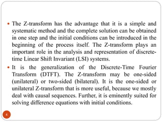 DTSP UNIT II - DISCRETE TIME SYSTEM ANALYSIS.pptx