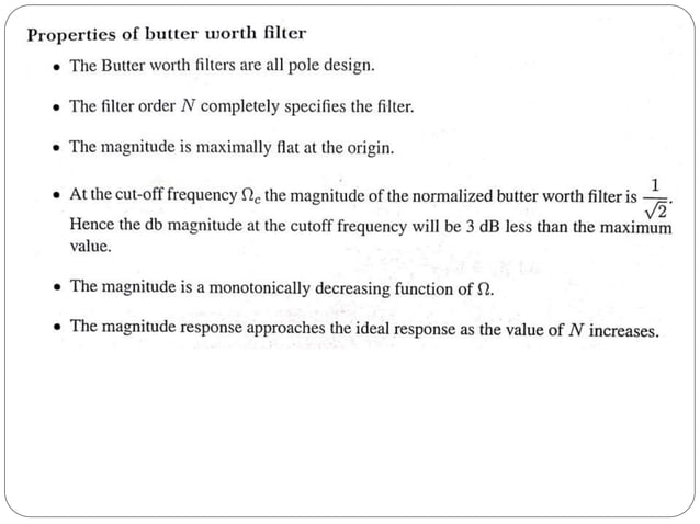 DTSP UNIT IV - DESIGN OF DIGITAL FILTERS.pptx