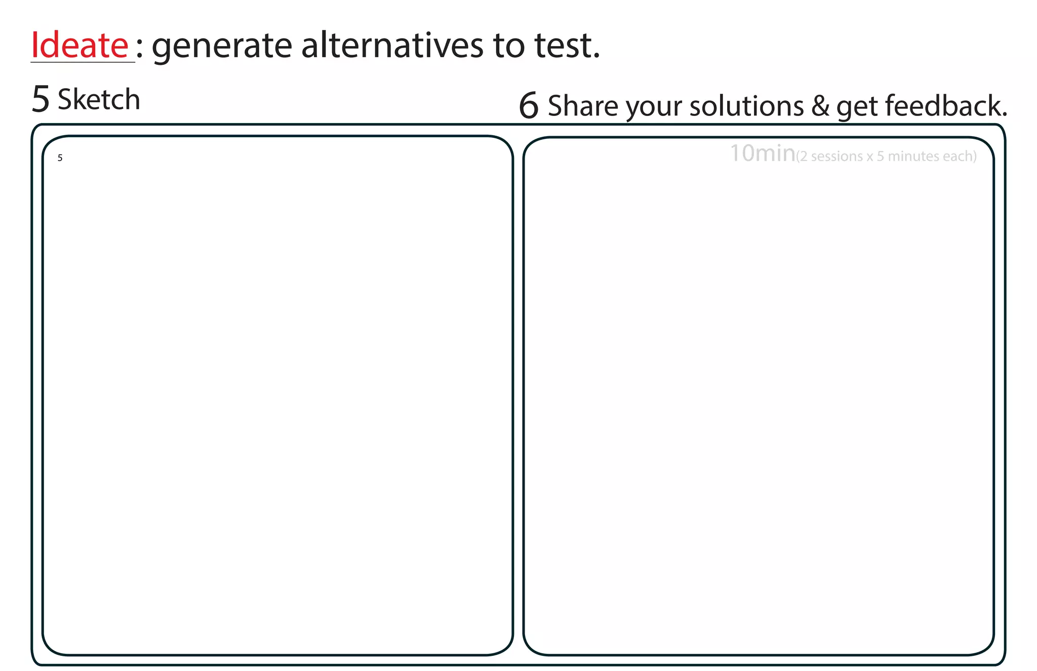 Design Thinking Wallet Worksheets | PDF