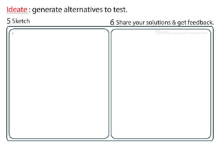 Design Thinking Wallet Worksheets | PPT