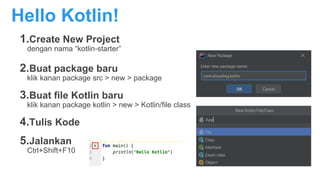 Dts x dicoding #1 memulai pemrograman kotlin | PPT
