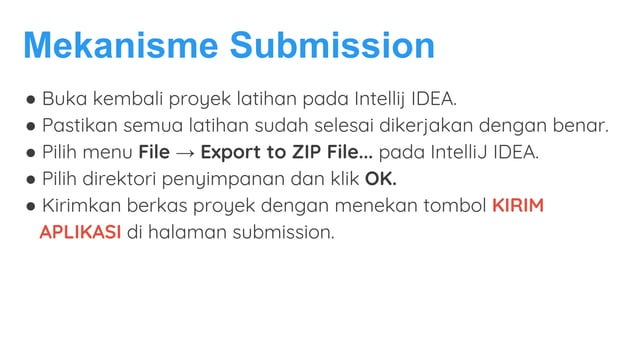 Dts x dicoding #5 memulai pemrograman kotlin | PPTX