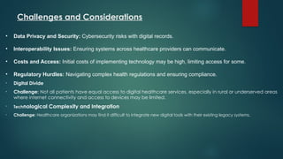 Digital Transformation in healthcare : An Overviewe | PPTX