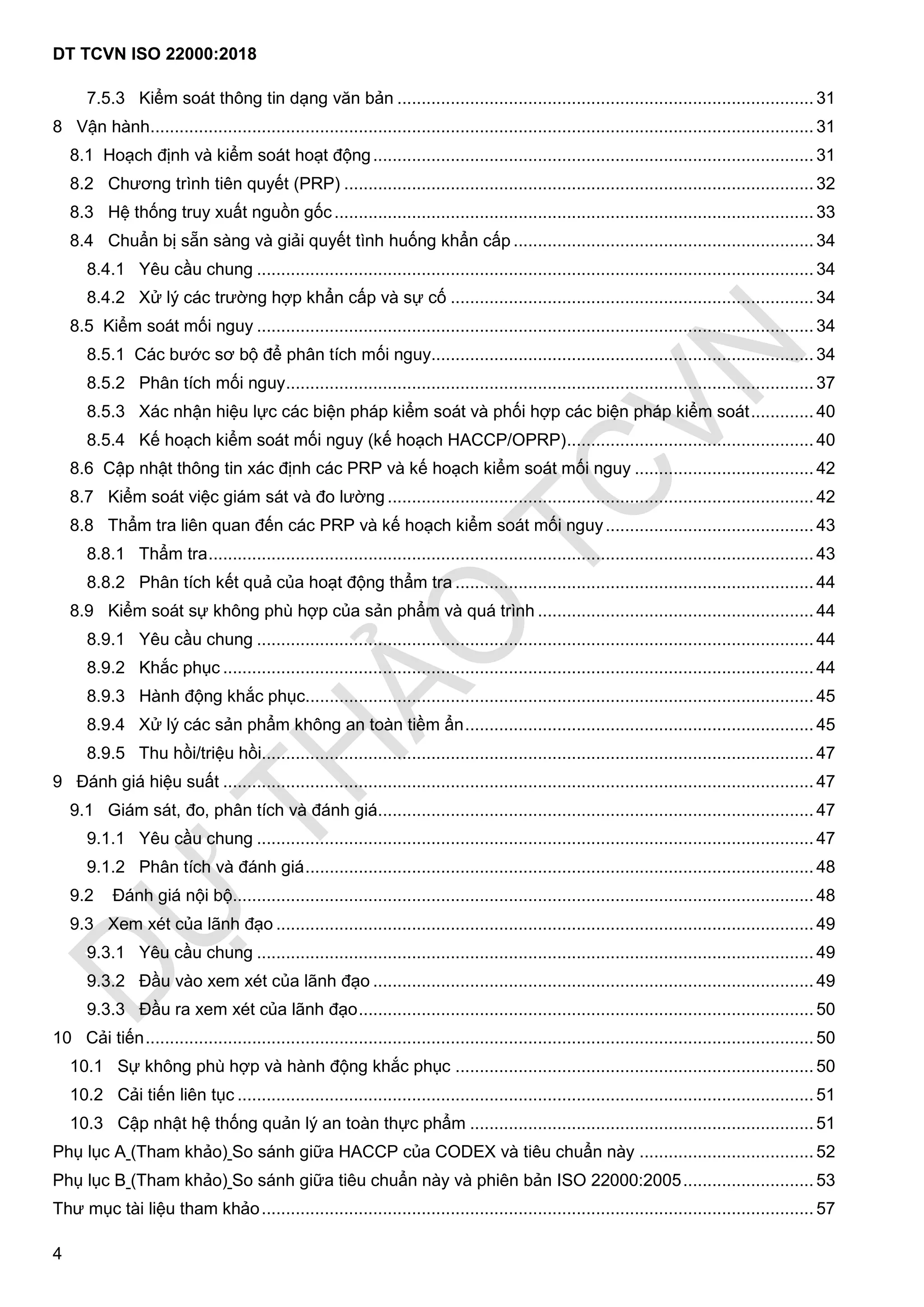 Dt tcvn iso 22000 2018 | PDF