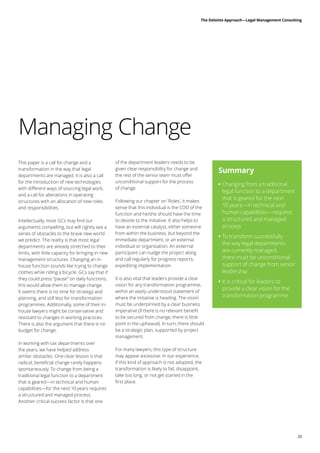 Dttl legal-deloitte-approach-legal-management-consulting | PDF