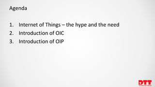 DTT OIC, OIP IoT platform | PDF