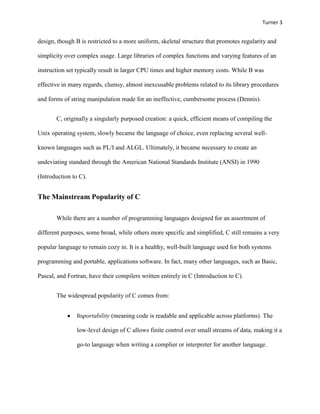 D turner techreport | DOCX | Programming Languages | Computing