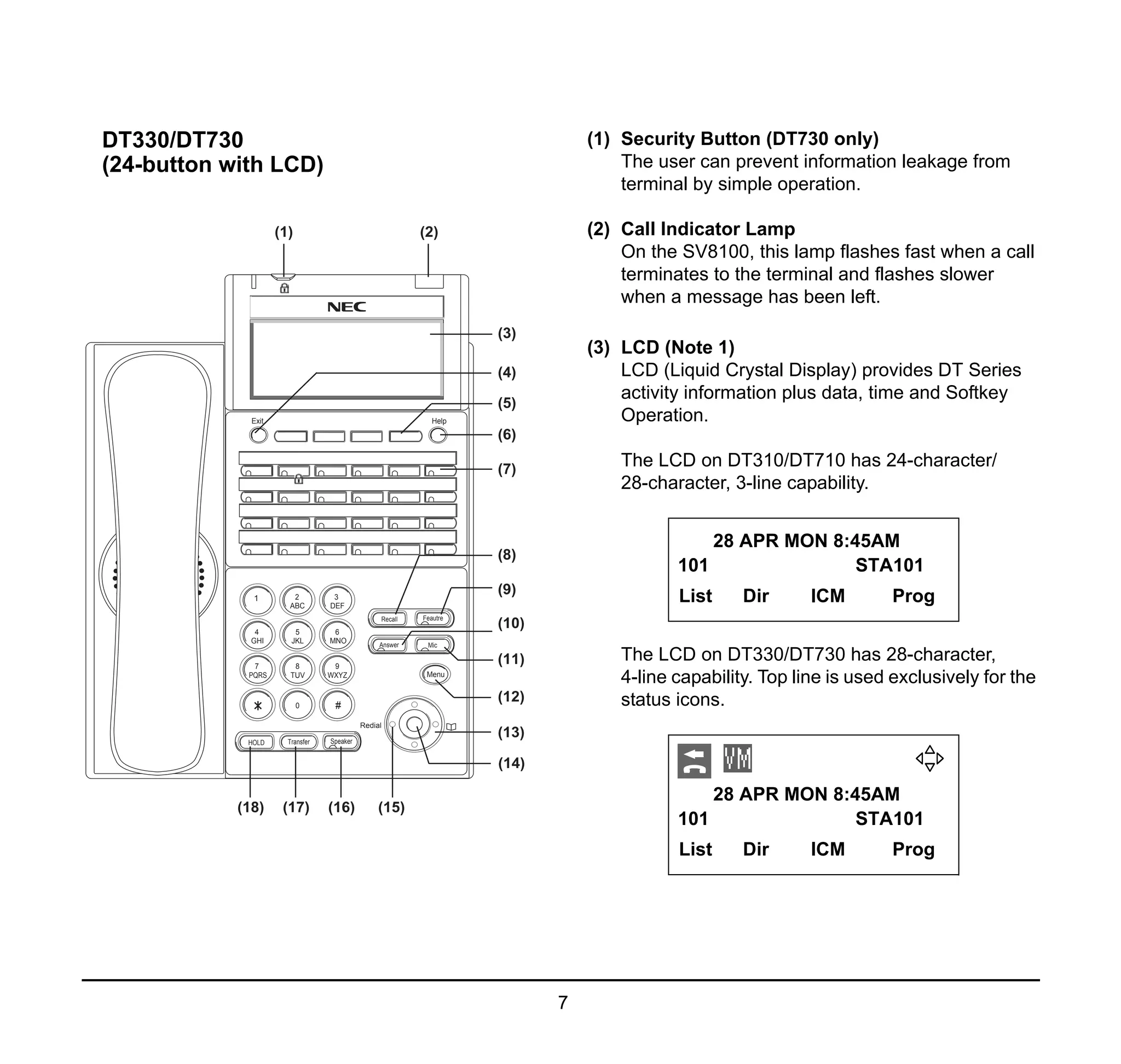 Dt user guide_sv8100 | PDF