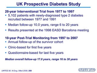 DTU_Slides021.ppt. UKPDS. long term follow up | PPT | Free Download