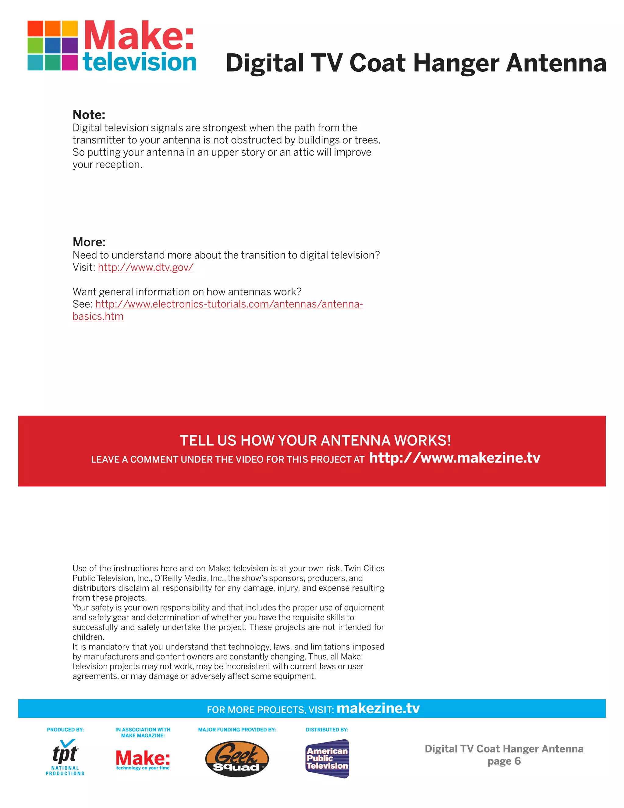 Dtv Antenna Final | PDF